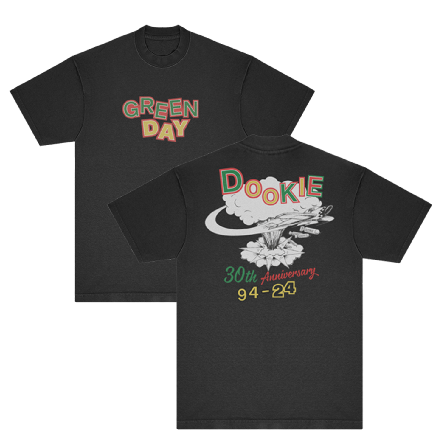 Dookie 30th Explosion Logo T-Shirt | Green Day Official Store